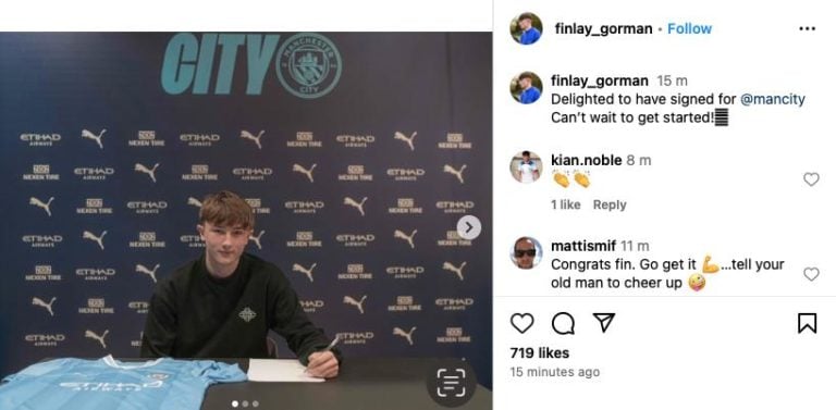 Leeds United: Finlay Gorman announces Elland Road exit on Instagram