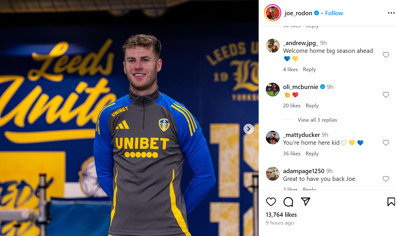 Joe Rodon sends message to Leeds United fans after Spurs move