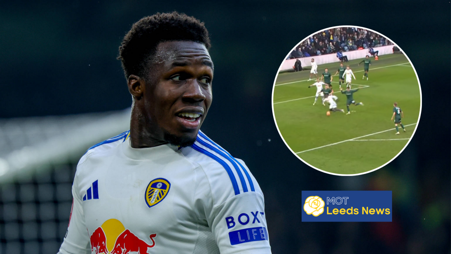 Willy Gnonto accused of cheating by ex-PGMOL chief after Leeds footage ...