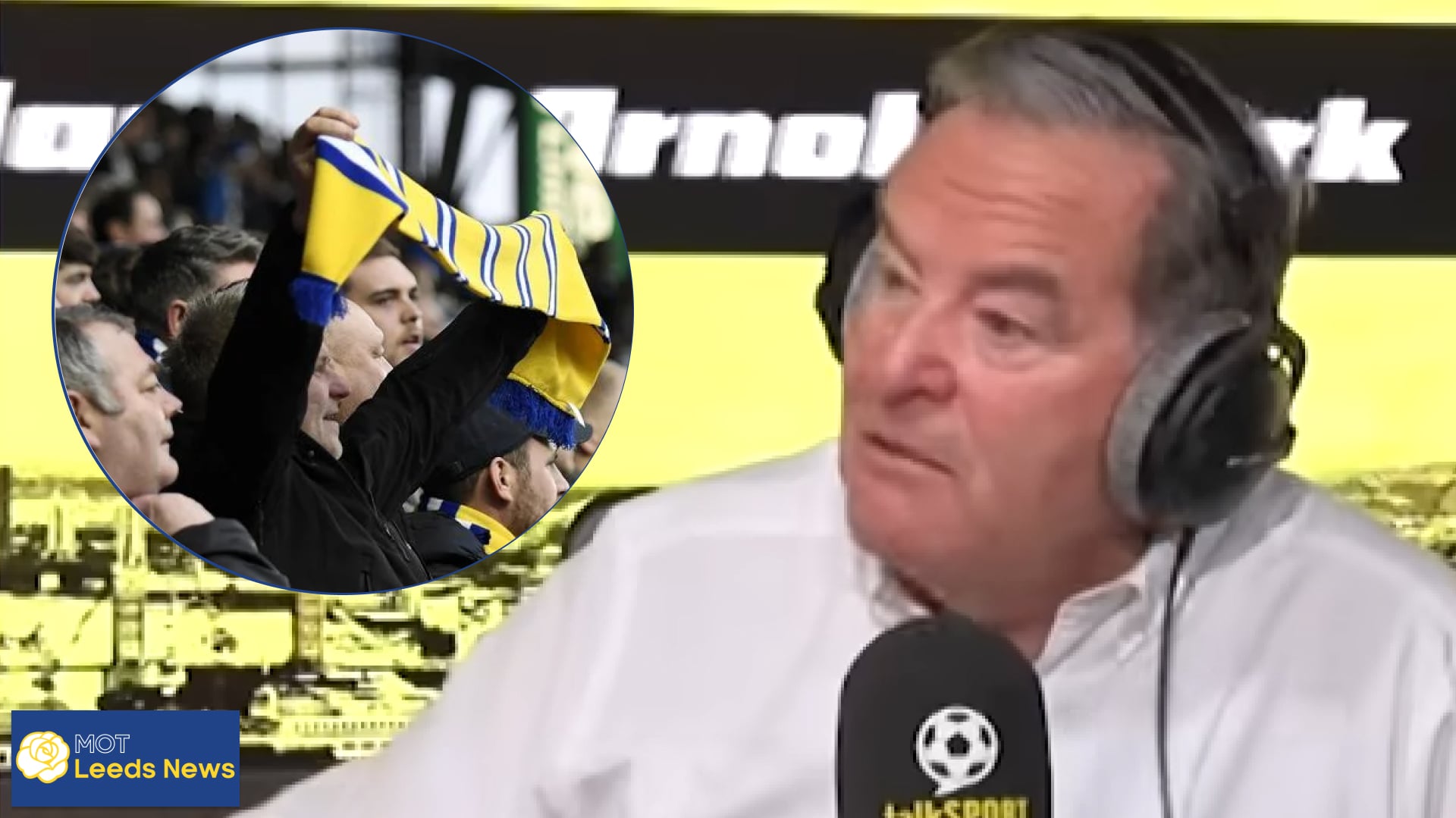 Jeff Stelling dissociates himself from Leeds United song played live on ...
