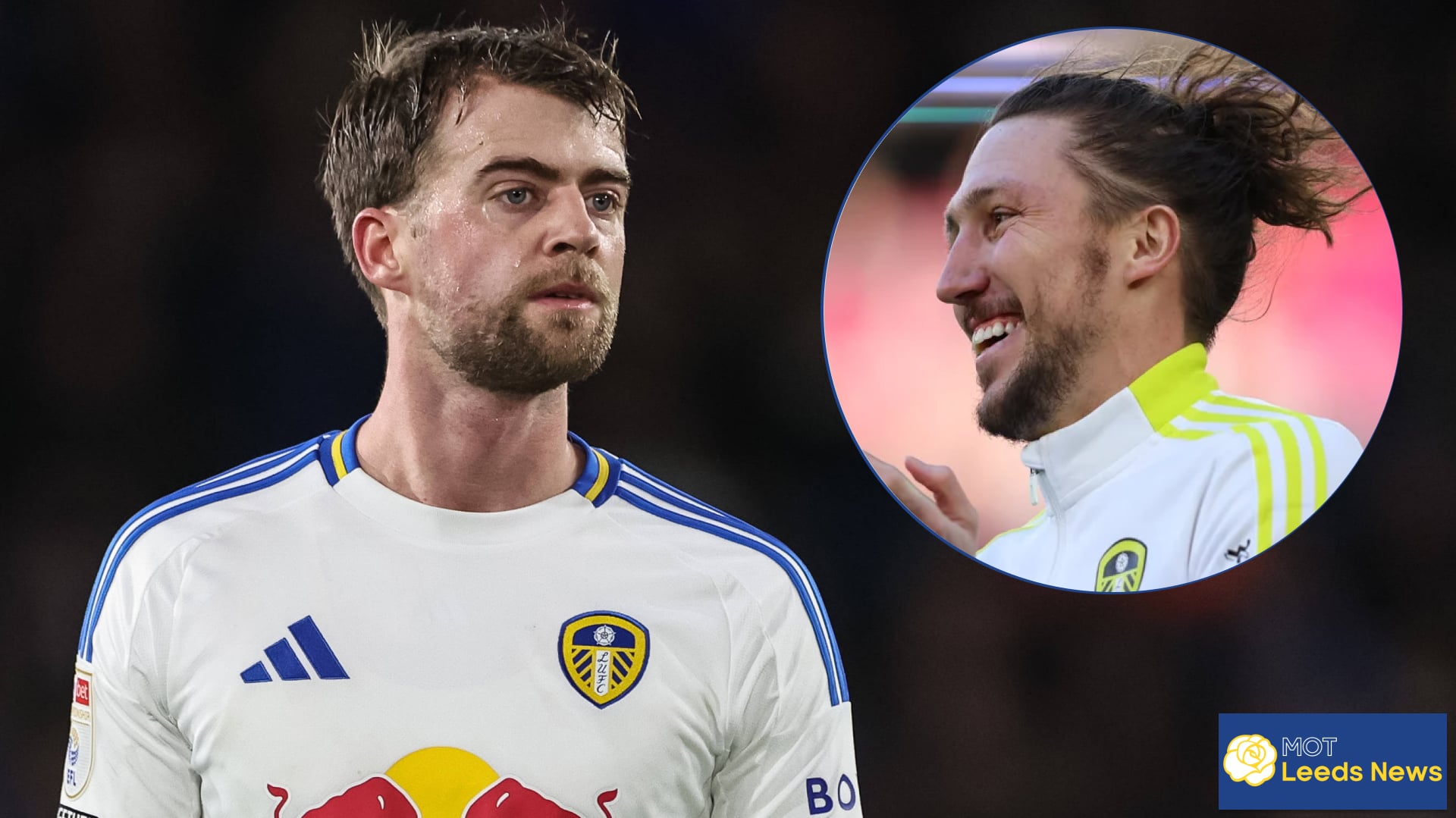 Luke Ayling reacts instantly to what Bamford has done ahead of Leeds v Bristol